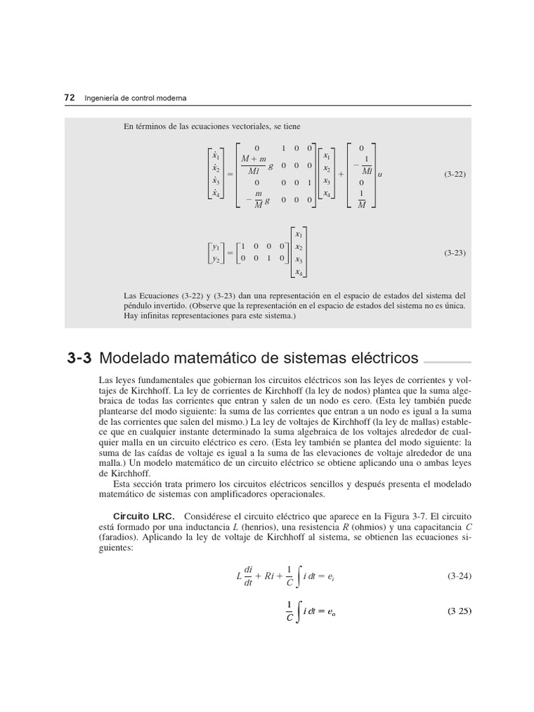 Ingenieria de Control Moderna Ogata 5ed Cap3 SistElec | PDF ...