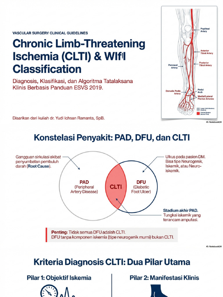 CLTI WIfI Diagnosis and Management | PDF