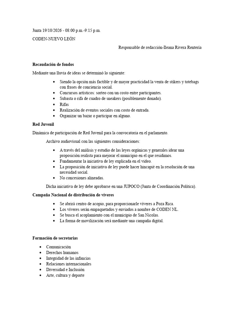 CODEN_NL-19 de Octubre 2025 | PDF