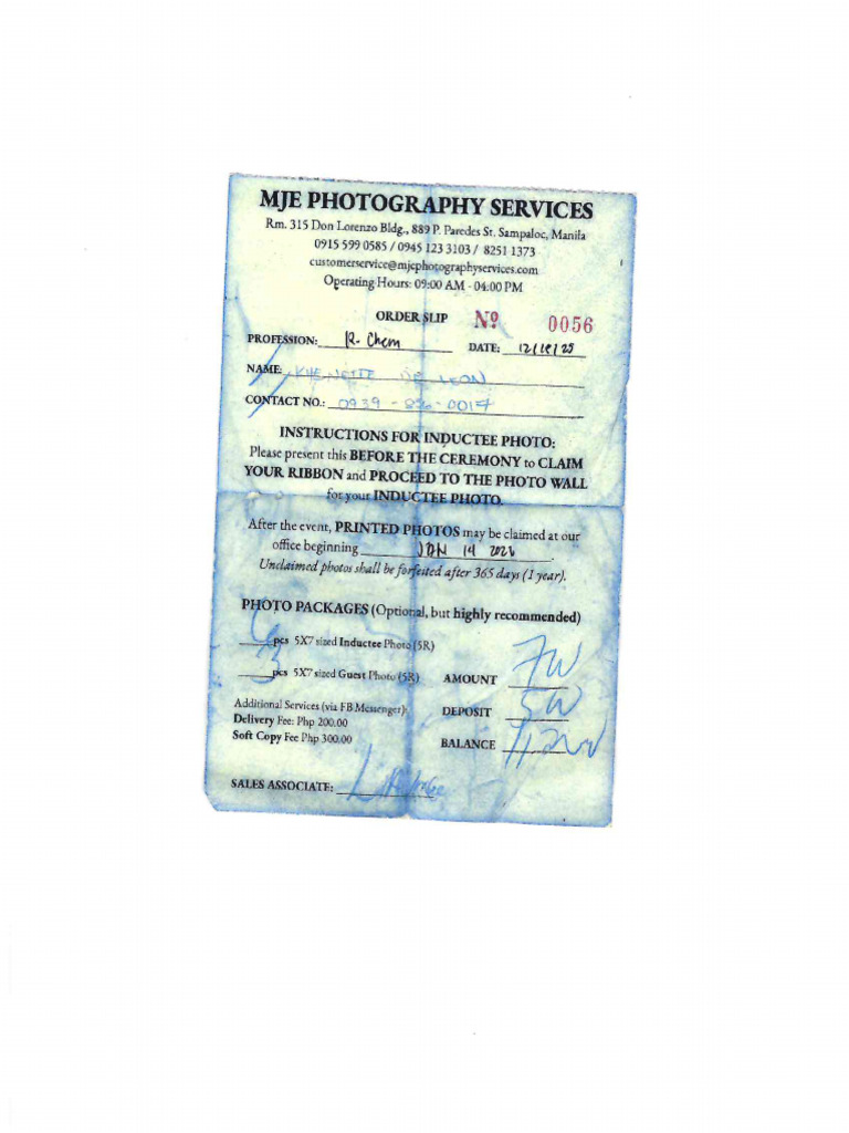 Oath Taking Claim Slip | PDF