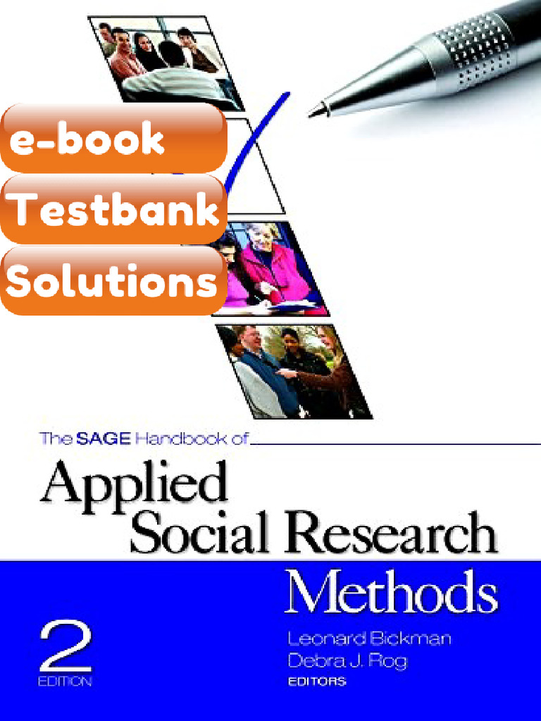 Testbank the SAGE Handbook of Applied Social Research Methods 2nd ...