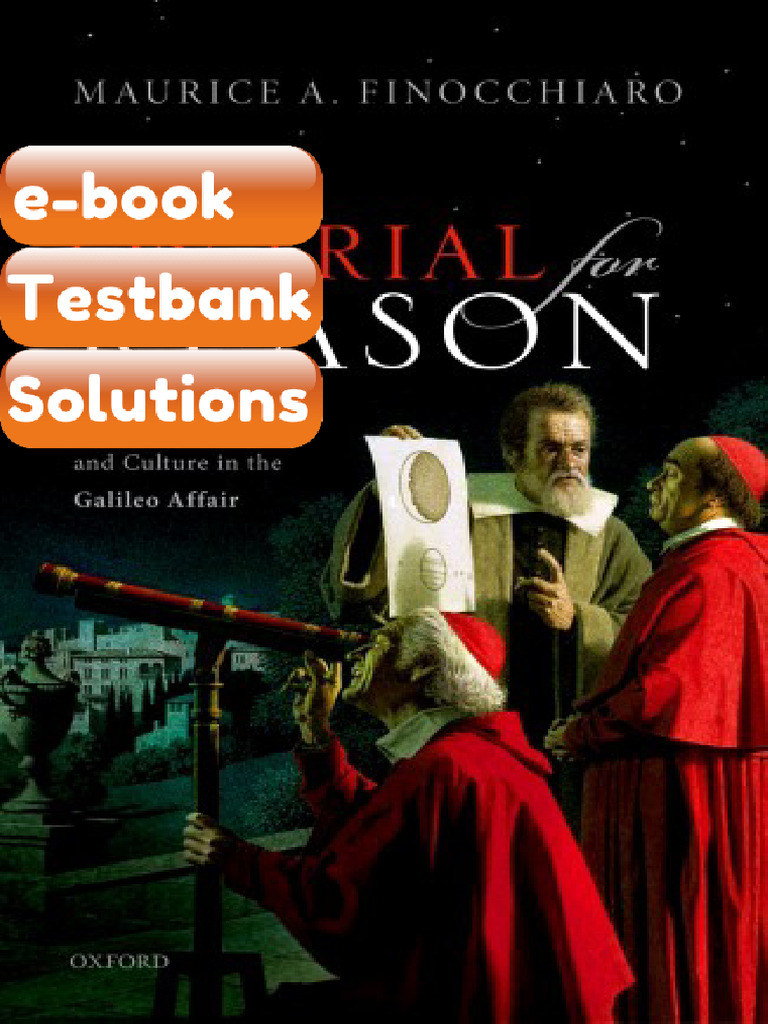 On Trial for Reason Science Religion and Culture in the Galileo Affair ...