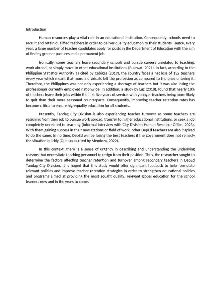 Sample Introduction | PDF