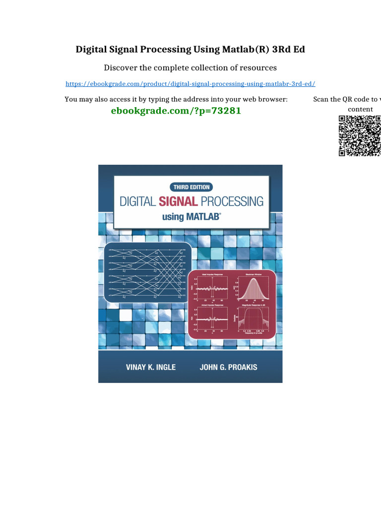 Digital Signal Processing Using MATLAB (R) 3rd Ed Available Full ...