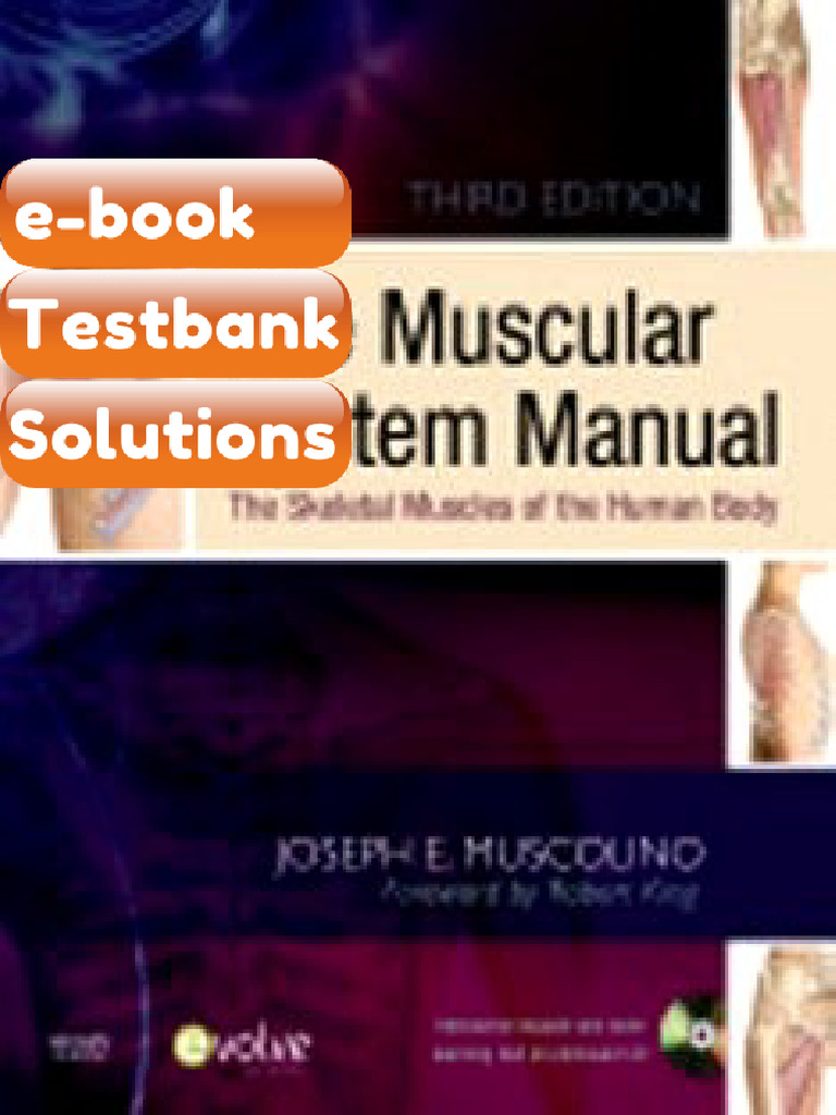 Ebook & Testbank The Muscular System Manual The Skeletal Muscles of The ...