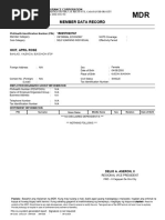 PhilHealth Member Data Record Form | PDF | Health Economics | Health Care