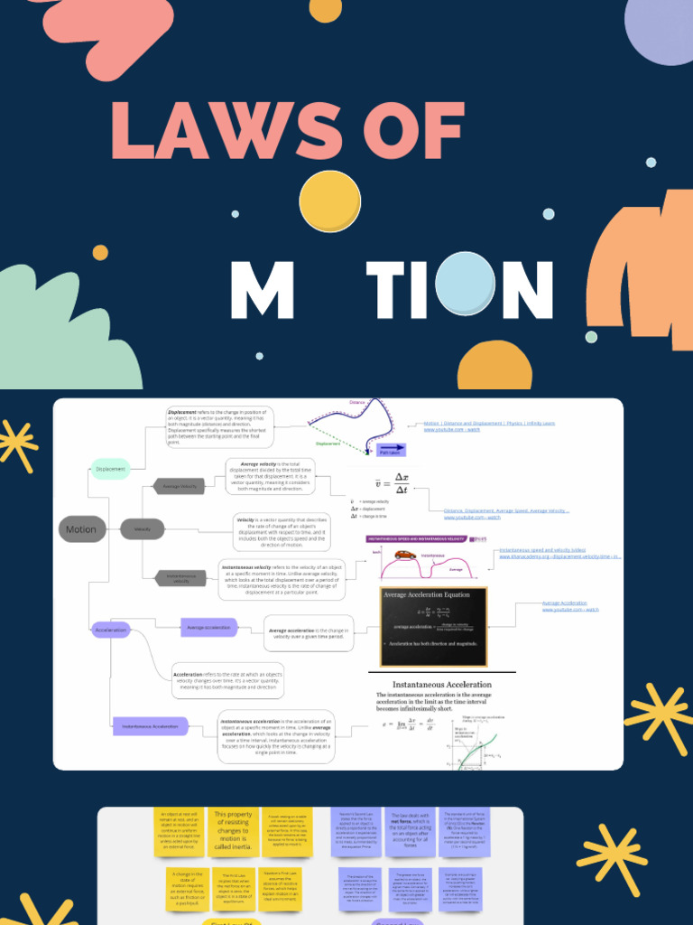 Force and Motion Student Presentation Colorful Illustrated | PDF