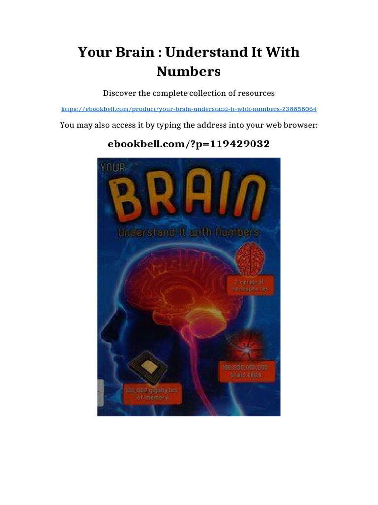 Your Brain: Understand It With Numbers Complete Edition | PDF ...