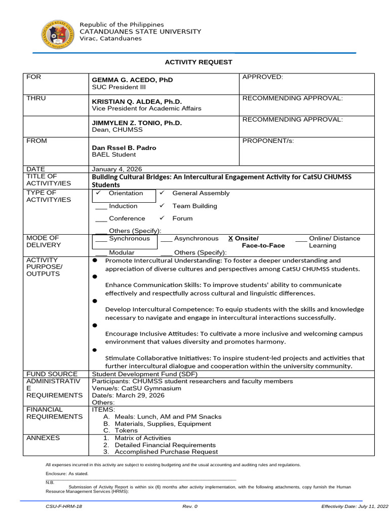 sample_ACTIVITY-REQUEST (2) | PDF