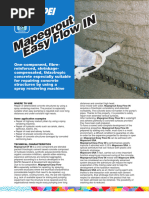 Mapegrout ME05 Technical Data Sheet | PDF | Concrete | Deep Foundation