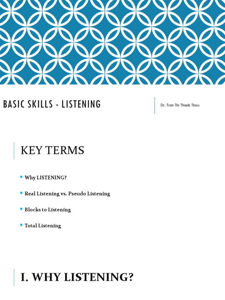 Unit 1 [Listening - Slide] | PDF | Human Communication | Communication