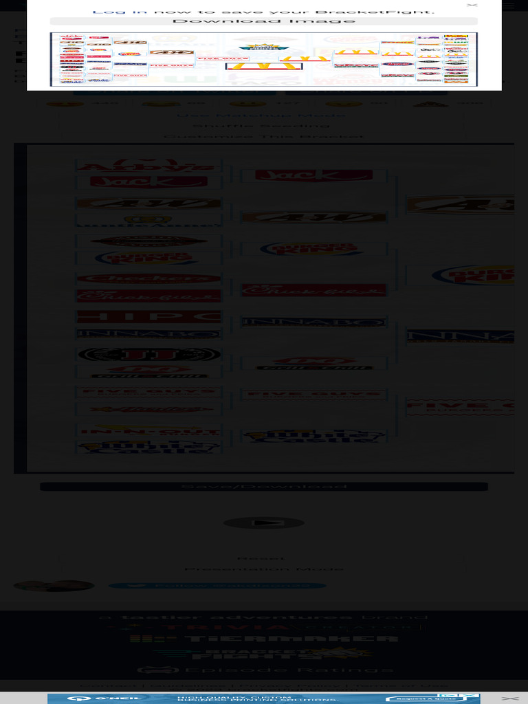 Fast Food Restaurants Bracket - BracketFights | PDF