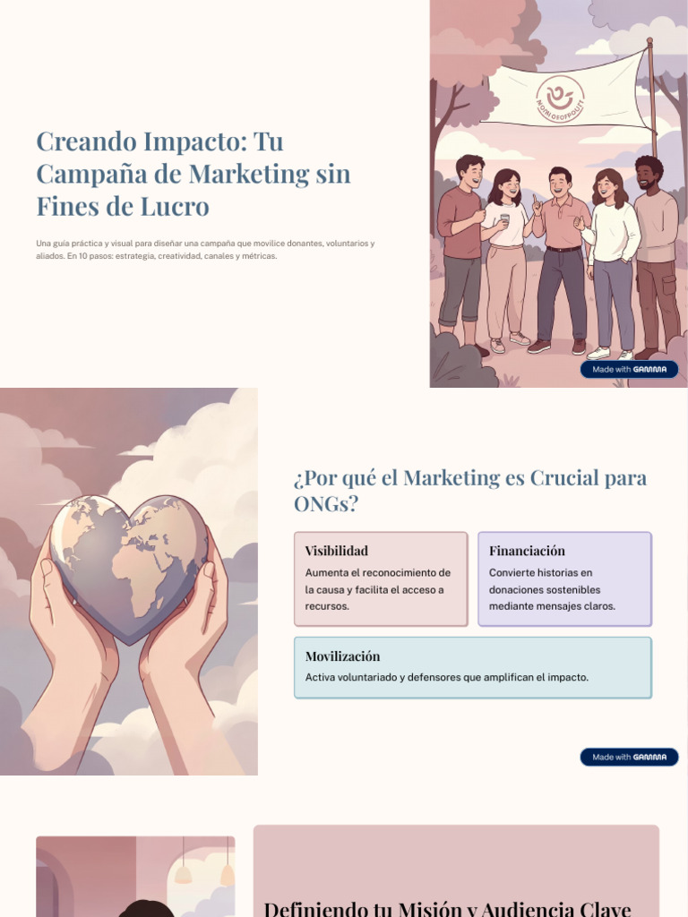 Impacto Tu Campana de Marketing sin Fines de Lucro | PDF | Comunicación ...