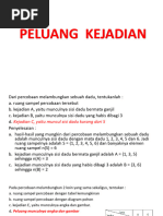 Peluang Dadu dan Koin: Analisis Lengkap | PDF