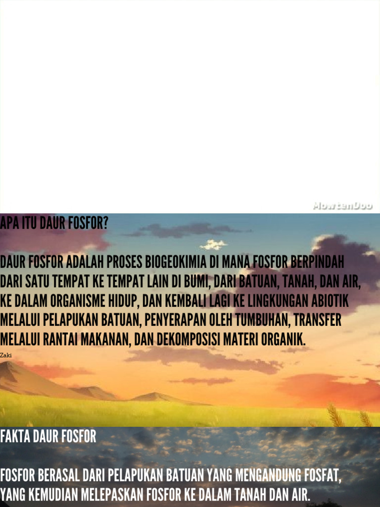 Apa Itu Daur Fosfor Proses Biogeokimia Di Mana Fosfor Berpindah Dari ...
