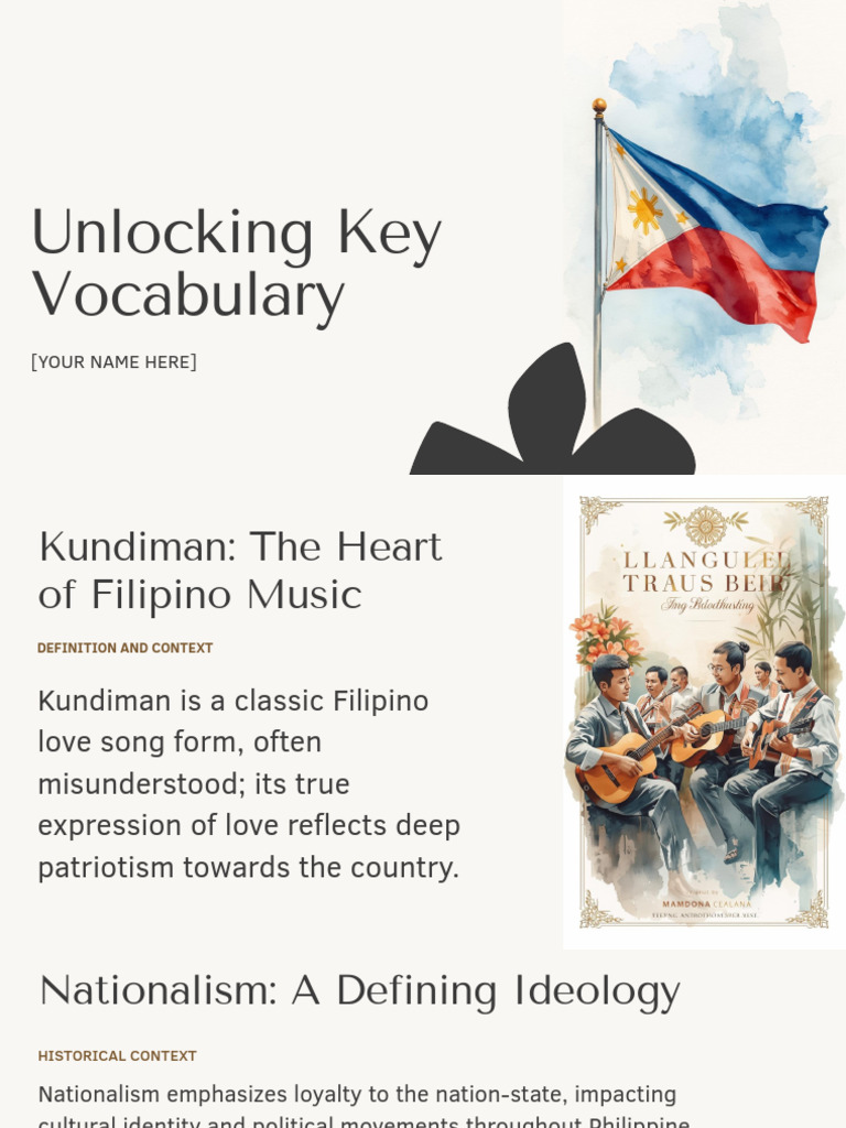 Presentation - Unlocking Key Vocabulary | PDF