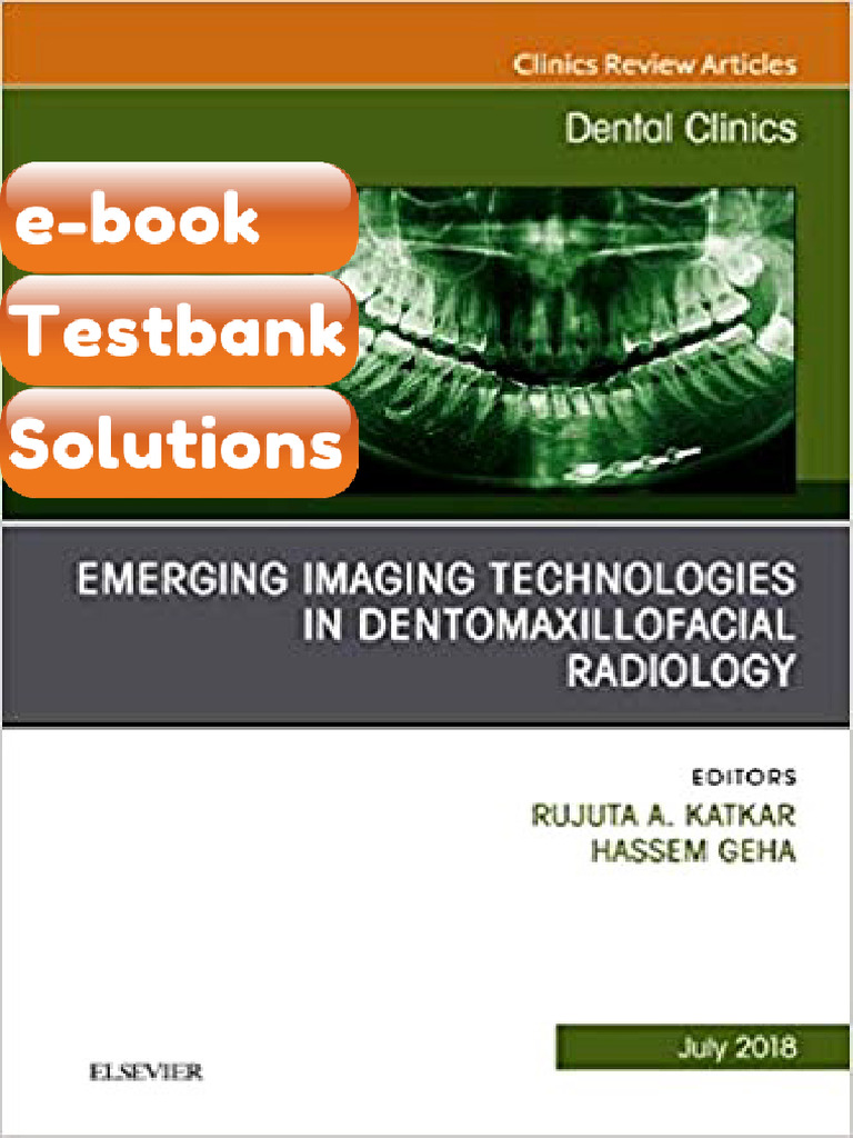 eBook & Testbank Emerging Imaging Technologies in Dentomaxillofacial ...