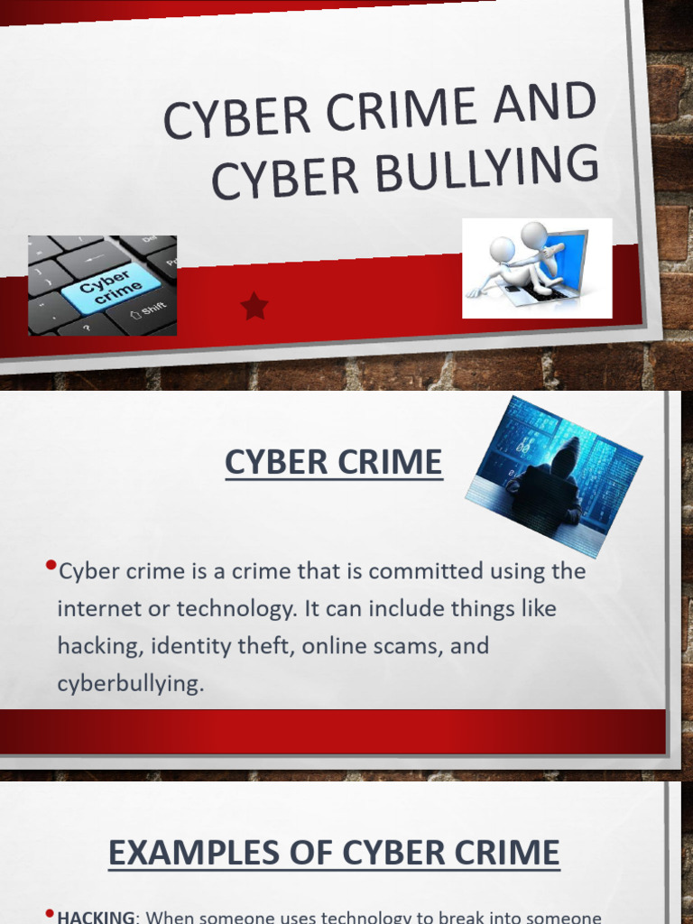 Cyber Crime and Cyber Bullying | PDF | Cyberbullying | Bullying