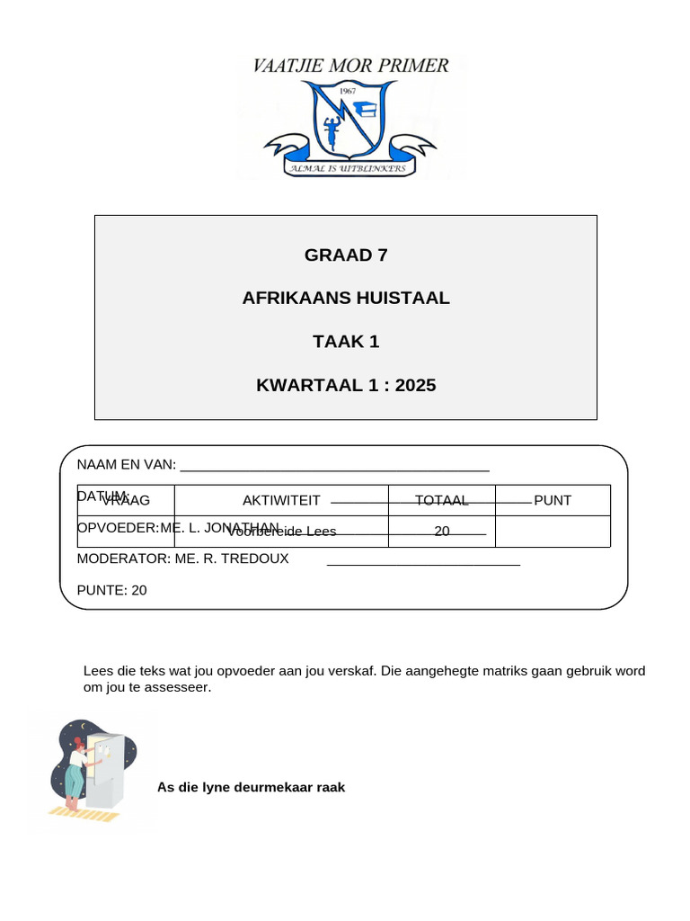 GR 7 Afr Hardoplees KW 1 | PDF