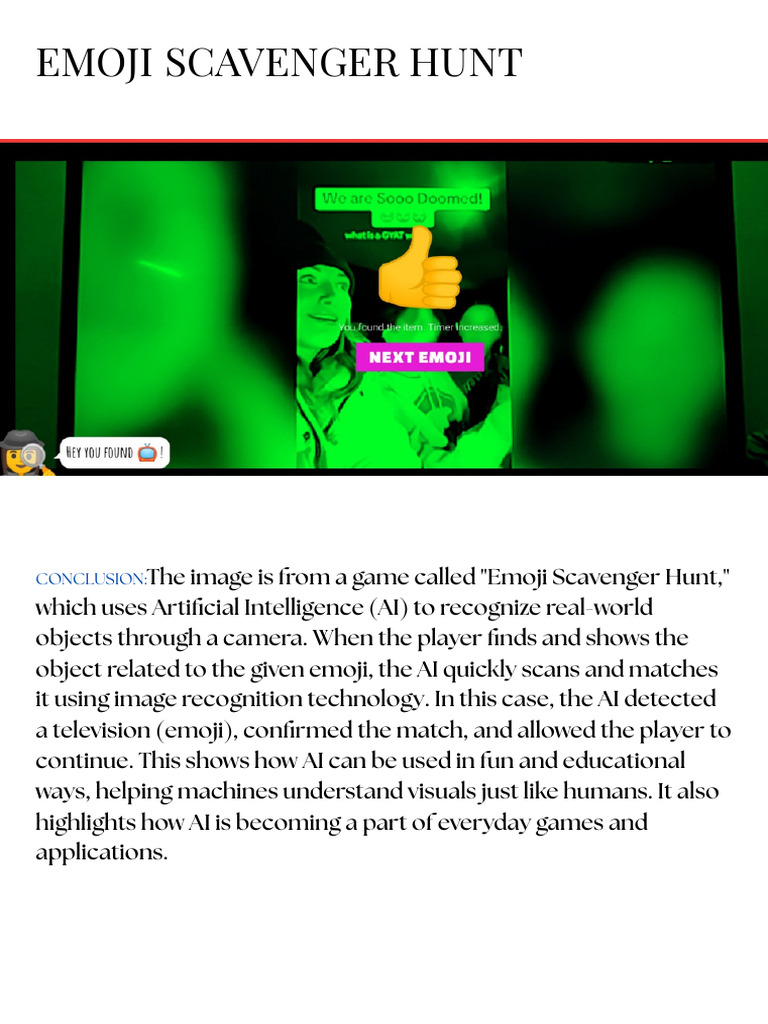 Emoji Scavenger Hunt | PDF