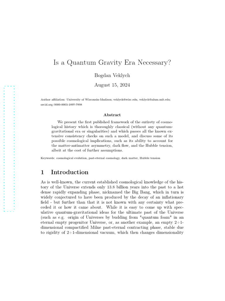 quantum gravity 2 | PDF | Universe | Physical Cosmology