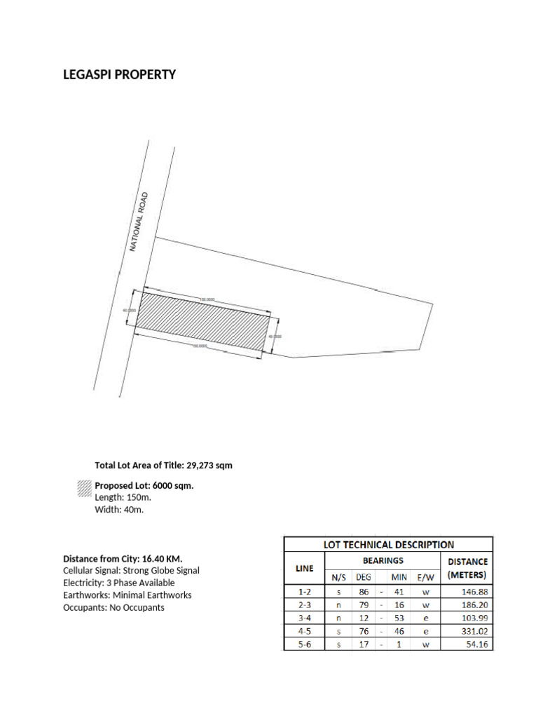 Legaspi Property | PDF