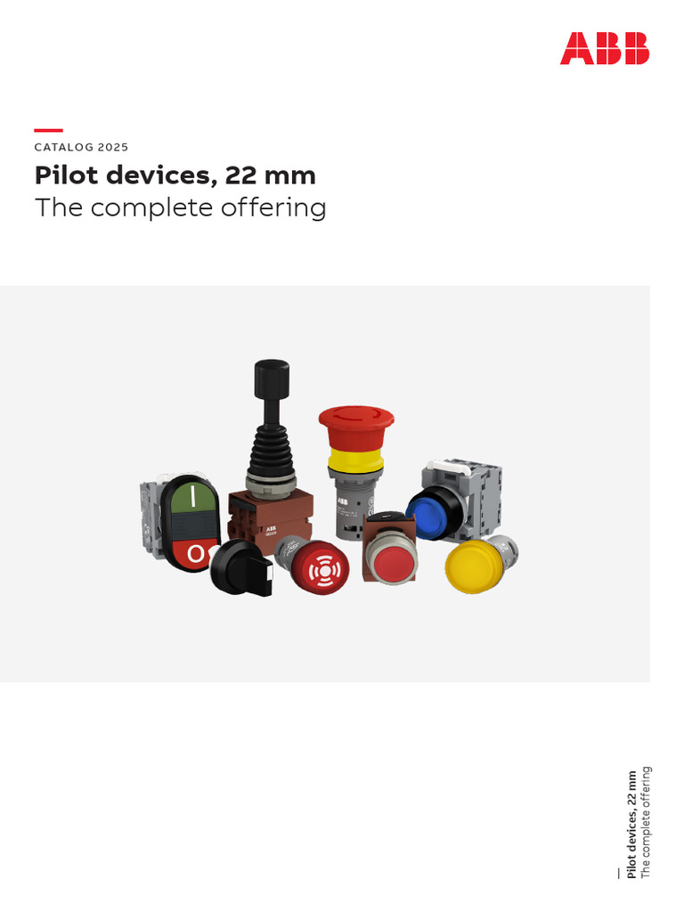 Pilot Devices ABB | PDF | Switch | Water