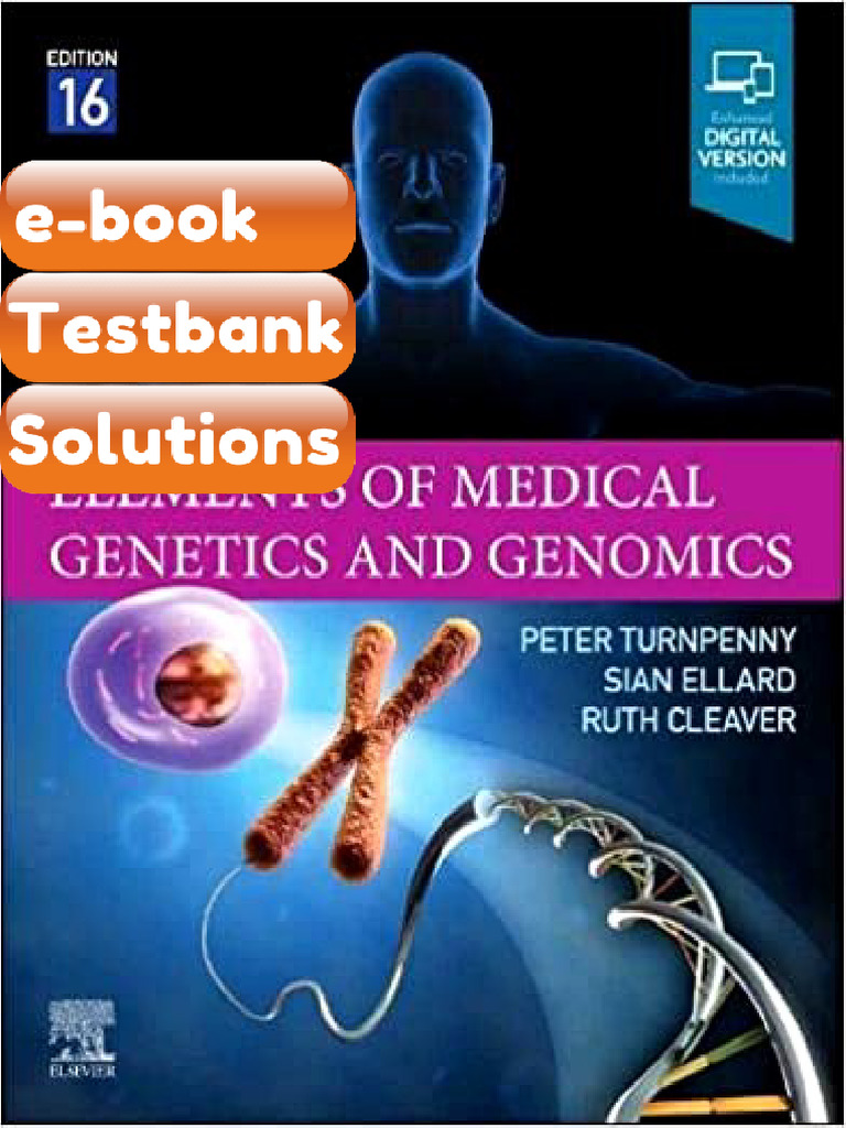eBook & Testbank Emerys Elements of Medical Genetics and Genomics 16th ...