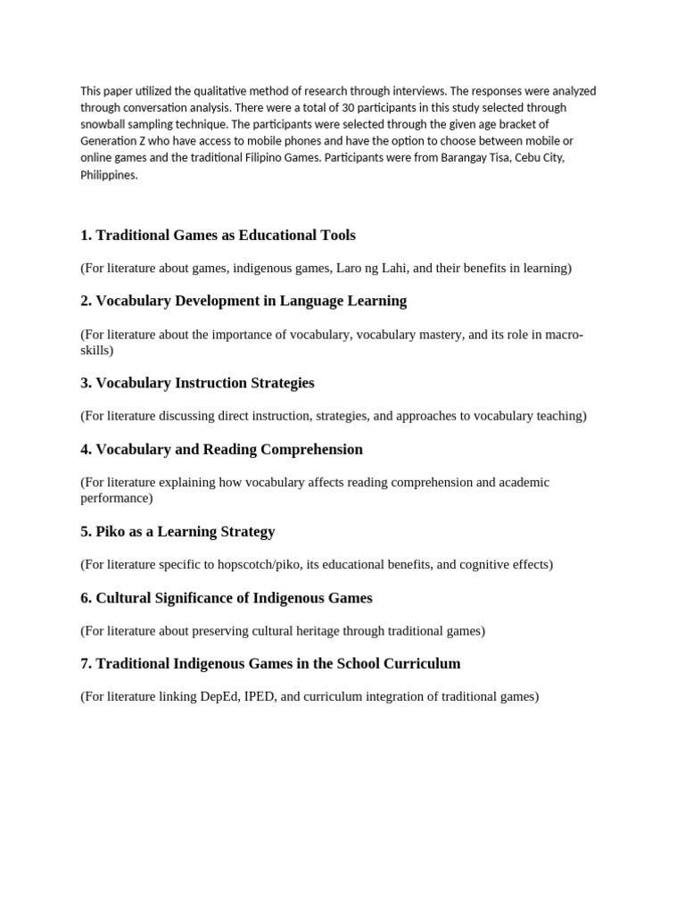 This Paper Utilized the Qualitative Method of Research Through ...