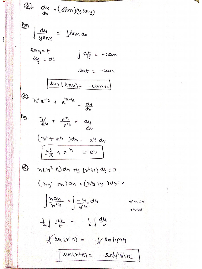Differential Eqn | PDF