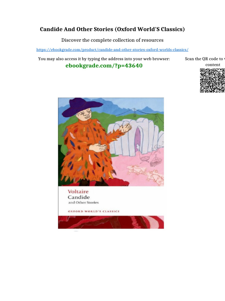 Candide and Other Stories (Oxford World's Classics) Full Chapters ...