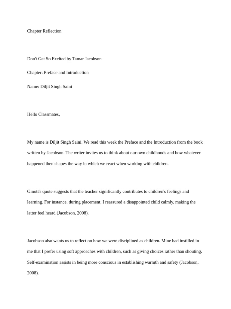 Reflection 9 September | PDF