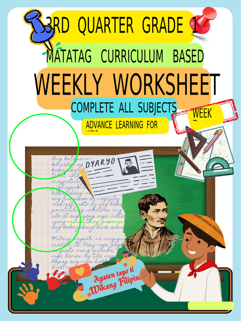 Q3 Grade 1 Week 3 Worksheets | PDF