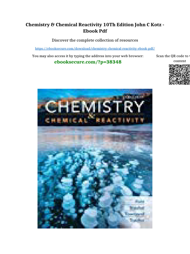 Chemistry & Chemical Reactivity 10th Edition John C Kotz - eBook PDF ...