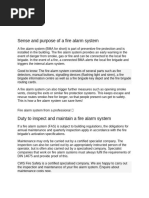 NFPA 72 Fire Alarm Inspection Frequencies | PDF