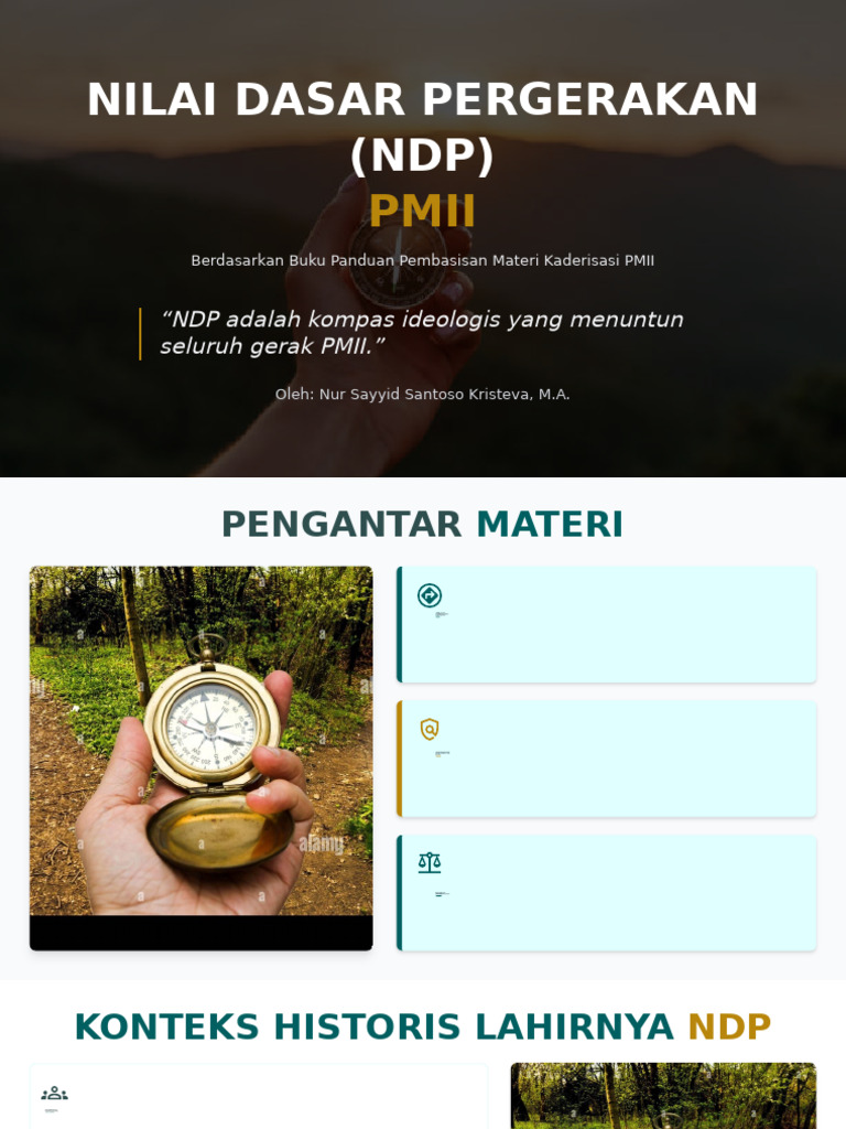 Kerangka NDP Pmii | PDF