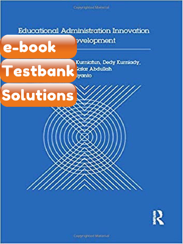 eBook & Testbank Educational Administration Innovation for Sustainable ...