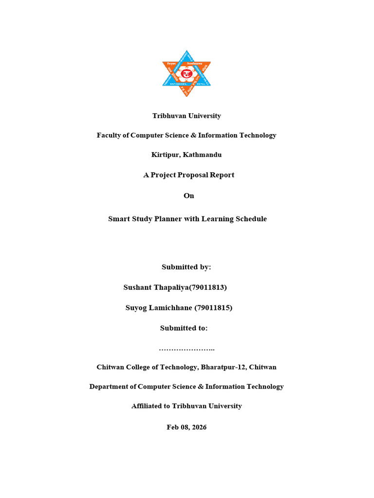 7TH Sem Project Smart Study Planner | PDF | Feasibility Study | Usability