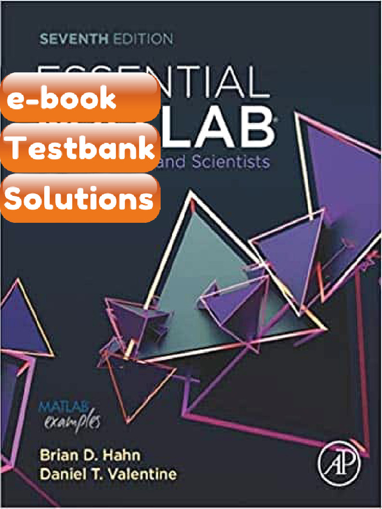 eBook & Testbank Essential MATLAB for Engineers and Scientists 7th ...