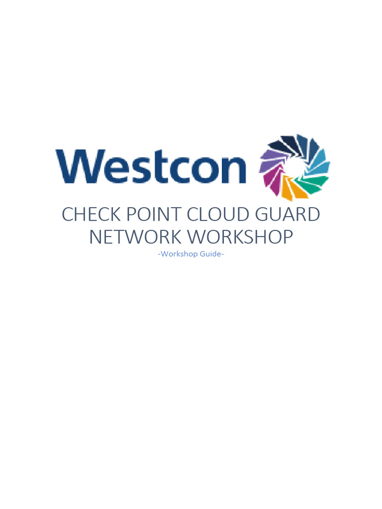 Check Point Cloud Guard Workshop_v_3 | PDF | Information Technology ...