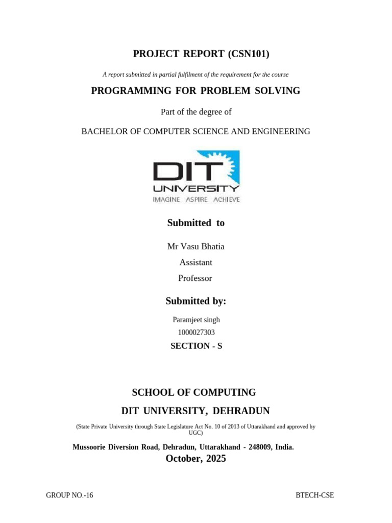 project paramjeet | PDF | Operating System | Input/Output