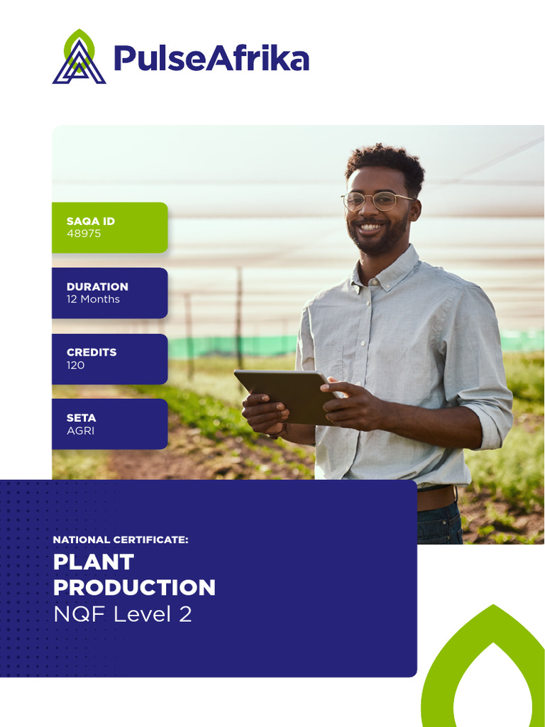 Pulse Afrika NC Plant Production NQF Level 2 | PDF | Agriculture ...