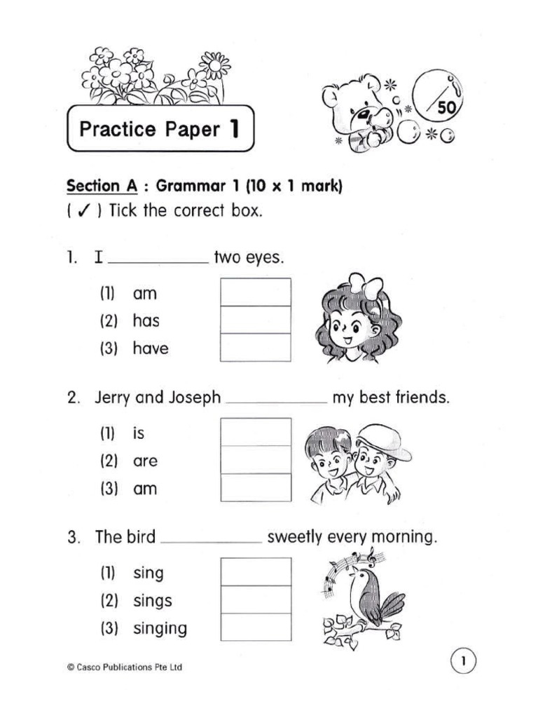 English For Grade 1 | PDF