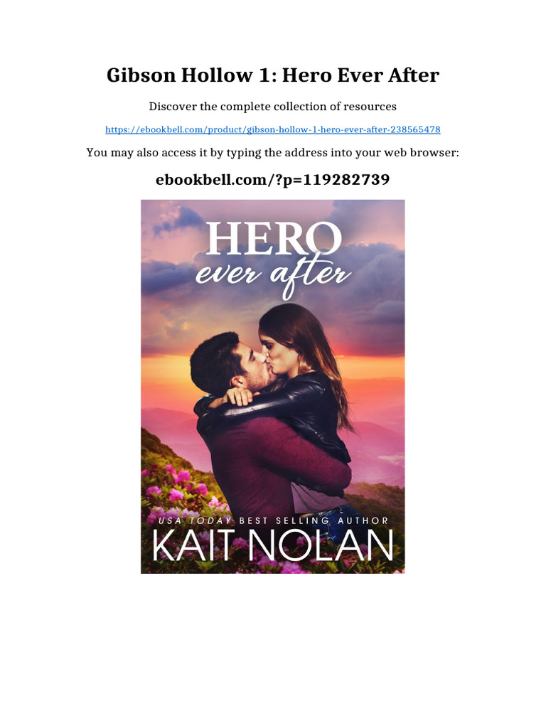 Gibson Hollow 1: Hero Ever After Available All Format | PDF ...