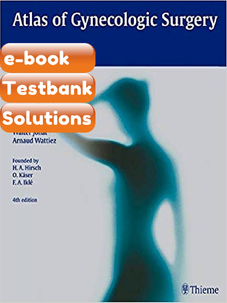 eBook & Testbank Atlas of Gynecologic Surgery by Diethelm Wallwiener ...
