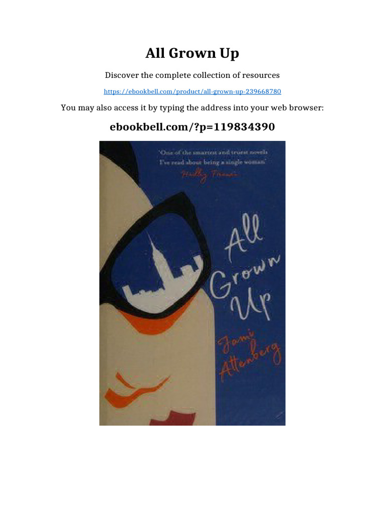 All grown up full digital chapters | PDF