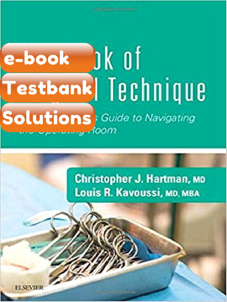 eBook & Testbank Handbook of Surgical Technique by Christopher J ...