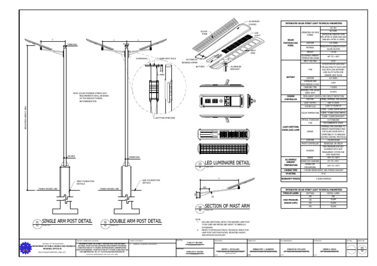 General Notes_Street Light-05 | PDF | Street Light | Physical Sciences