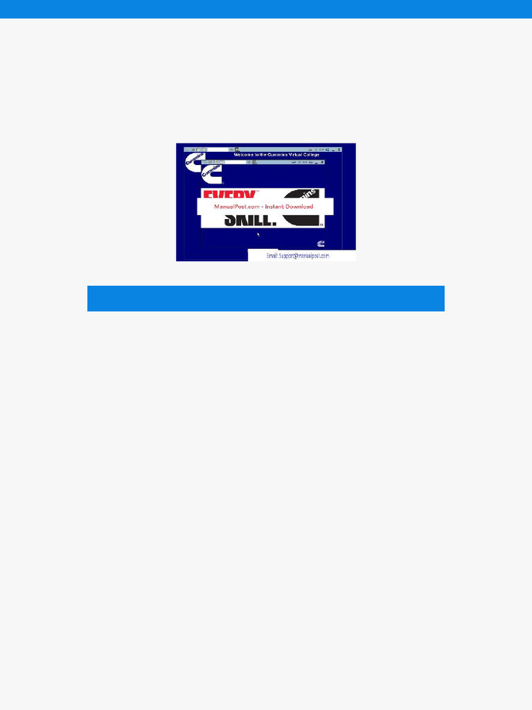 Cummins Virtual College Training | PDF | Cd Rom | Microsoft Windows