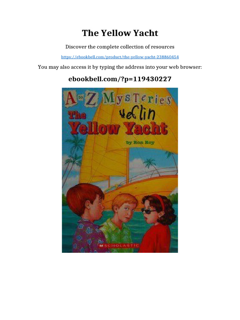 The Yellow Yacht Full Digital Chapters | PDF | Alcoholism | Mental Disorder